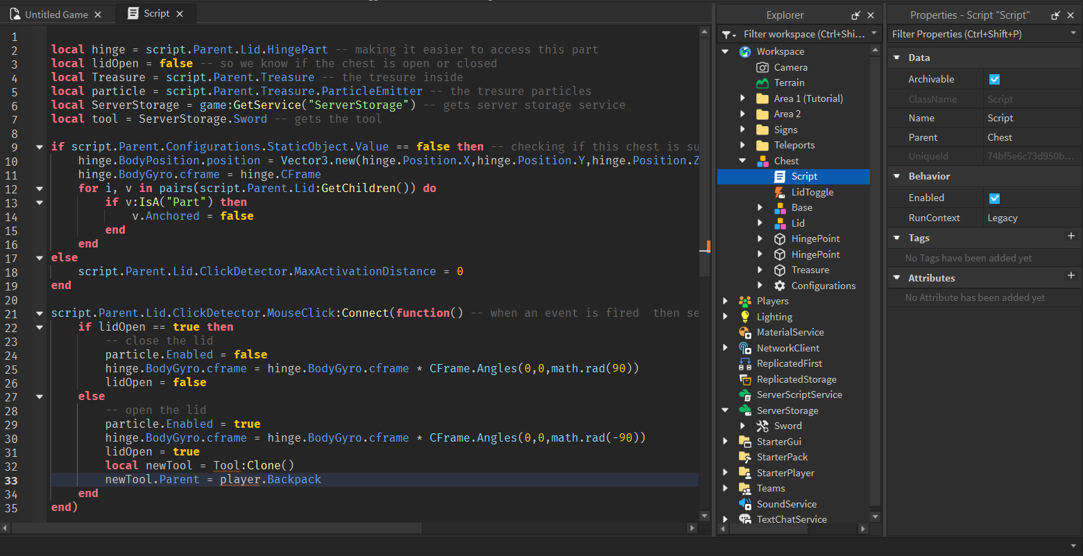 Giving players an item when they click a part - Scripting Support - Developer Forum | Roblox