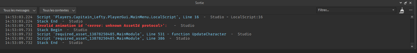 Hello I Have A Problem With The Script Scripting Support Developer