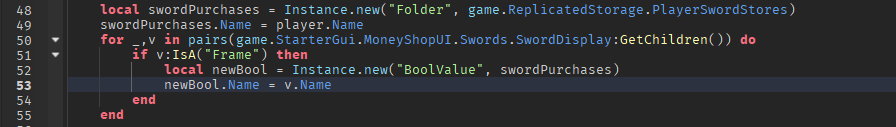 Saving values for weapons - Scripting Support - Developer Forum | Roblox