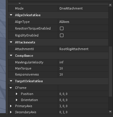 Trouble with AlignOrientation Script - Scripting Support - Developer Forum | Roblox