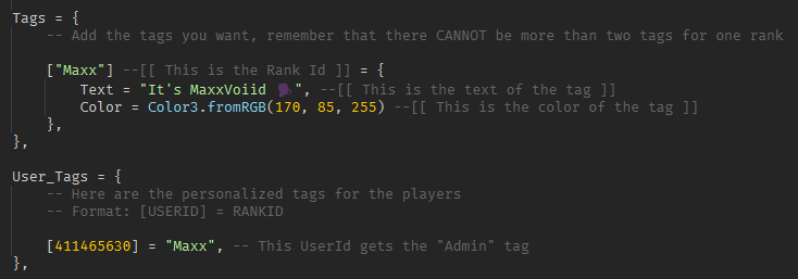 Yet Another Chat Tags // Custom Chat Tags in a fast and versatile way ...