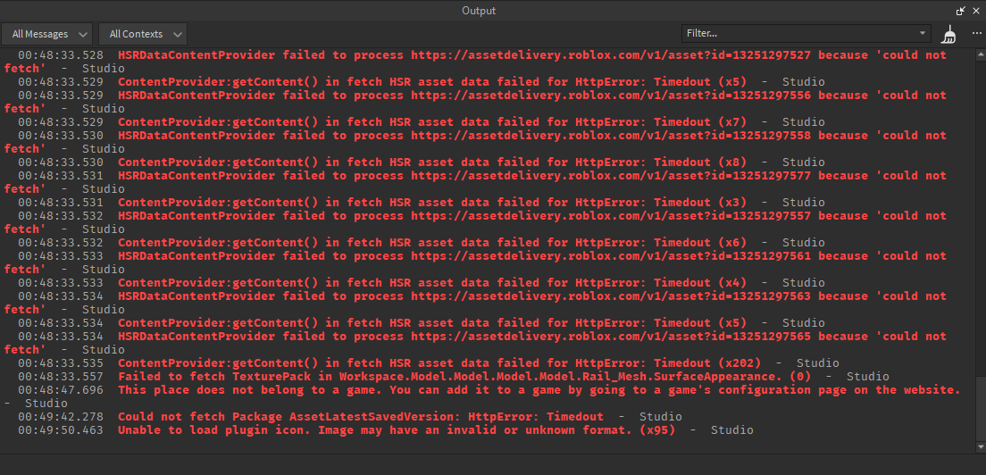 Studio has been giving HTTP errors every time I open an experience - Studio Bugs - Developer ...