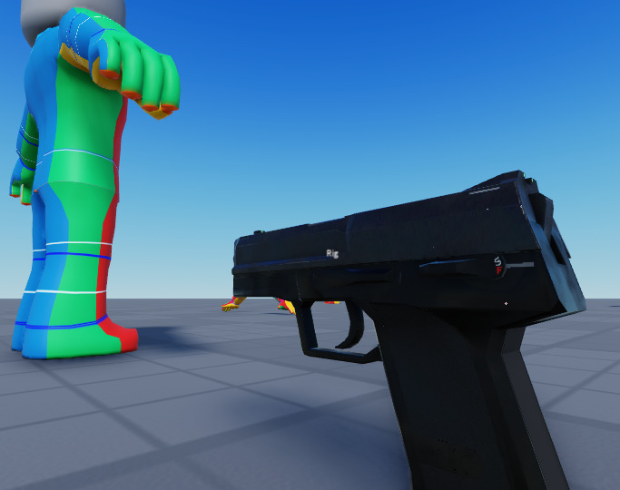 First Gun Model: High-Quality, Super-Optimized, Only 958 Tris ...