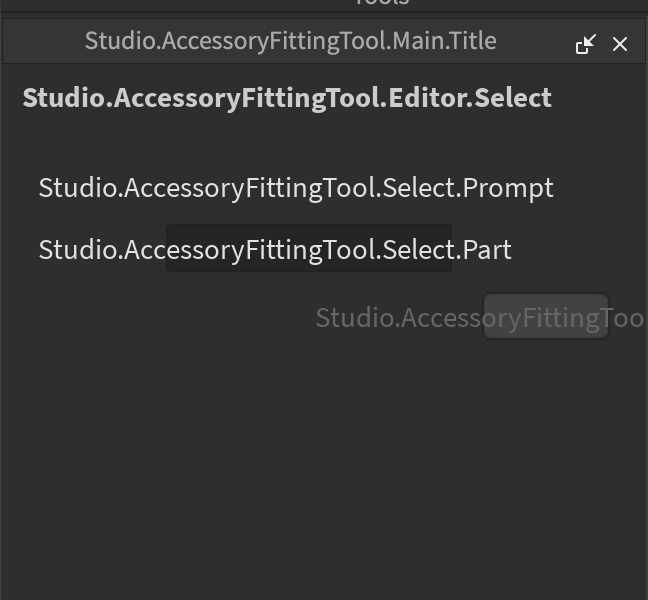 Accessory Fitting Tool Bug (Text Scaling issues) - Studio Bugs - Developer Forum | Roblox