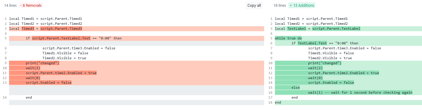 Script is not working they way i want it to - Scripting Support ...