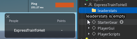Playerlist does not get updated if you remove a leaderstat while it's ...