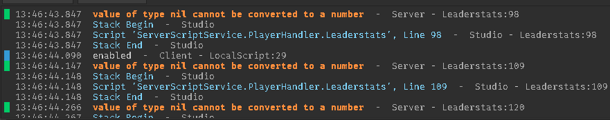 Failing to Datastore - Scripting Support - Developer Forum | Roblox