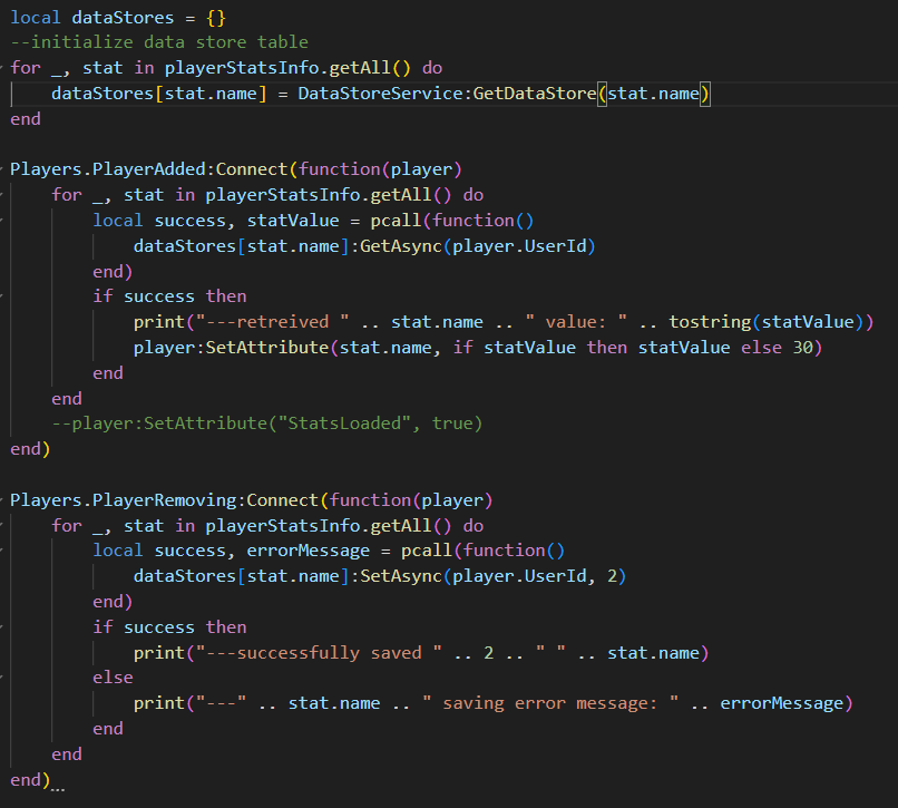 Data store keeps returning nil even after saving - Scripting Support ... Data store keeps returning nil even after saving - Scripting Support ...