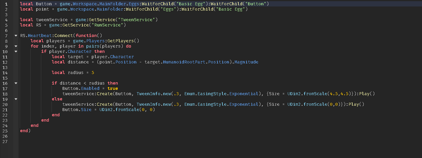 Tween is not working in my function :D - Scripting Support - Developer Forum | Roblox