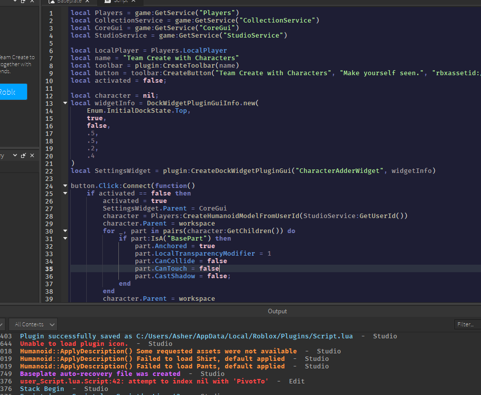 Editing Client Side On Studio - Scripting Support - Developer Forum | Roblox