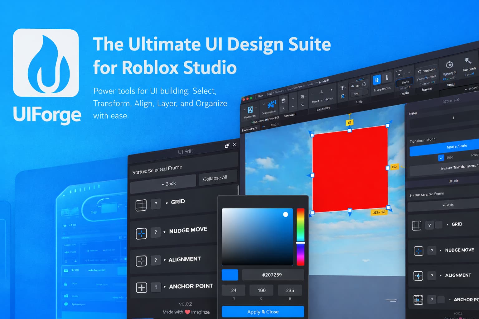 UIForge - The Ultimate UI Design Suite for Roblox Studio - Community ...