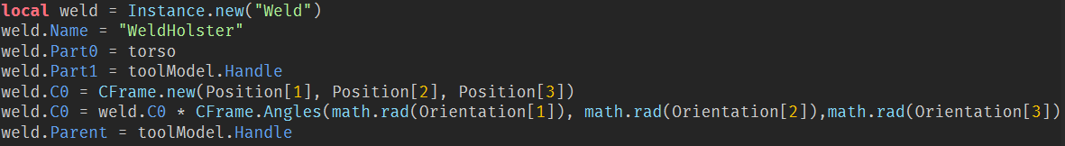 Weld C0 Trouble - Scripting Support - Developer Forum | Roblox