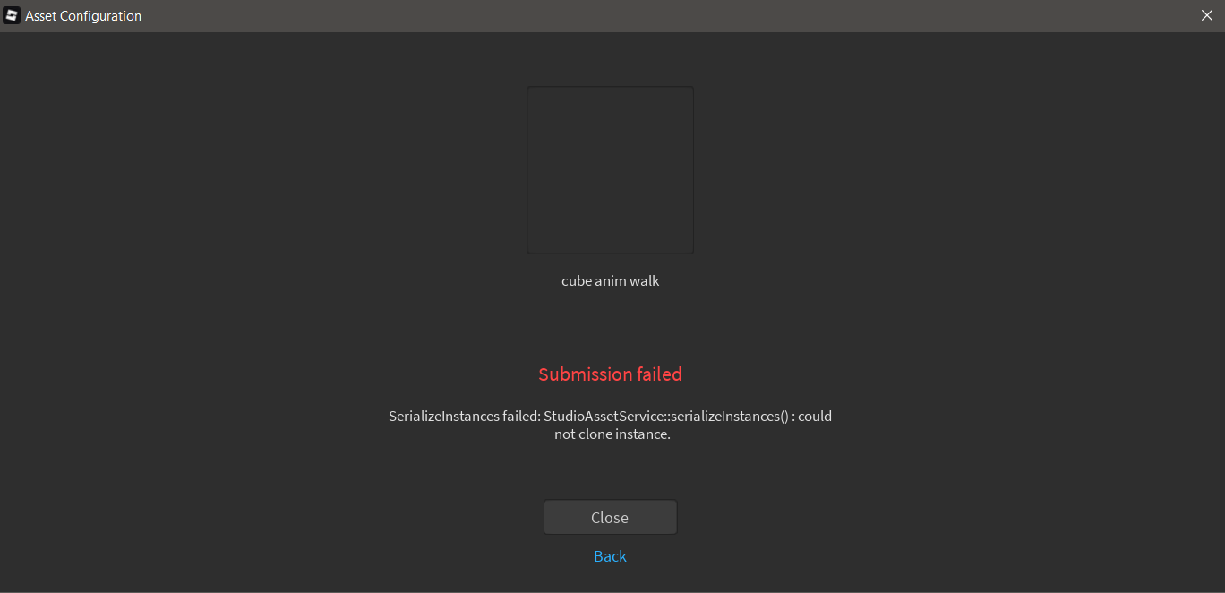 Issue with Saving Animation - Scripting Support - Developer Forum | Roblox