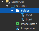 Using Folders in ScreenGUI's - Scripting Support - Developer Forum | Roblox