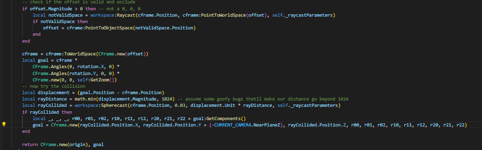 Camera Collision Bug Scripting Support Developer Forum Roblox