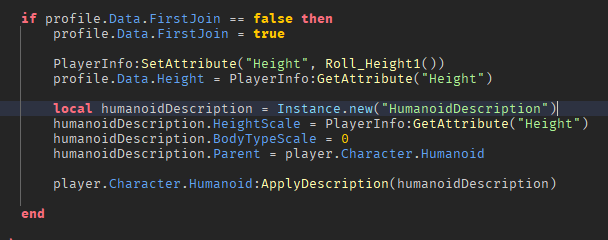 Cant edit r15 height - Scripting Support - Developer Forum | Roblox