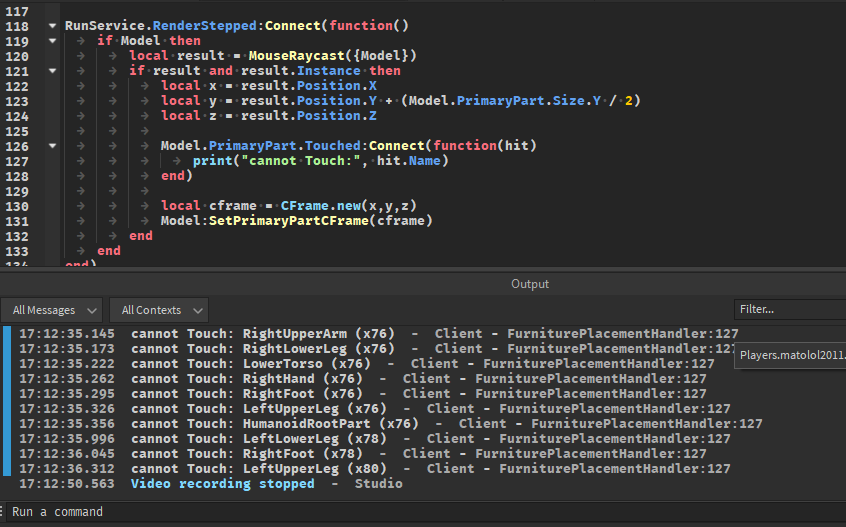 part.Touched Does not work as intended [repost] 2 - Scripting Support - Developer Forum | Roblox