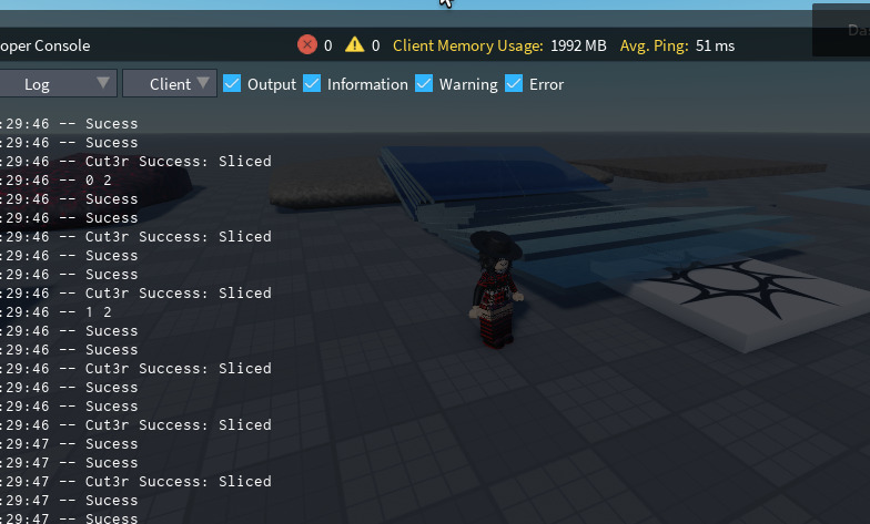 Cut3r - A fun "shatter" and "slice" module using roblox's realtime CSG engine - Community ...