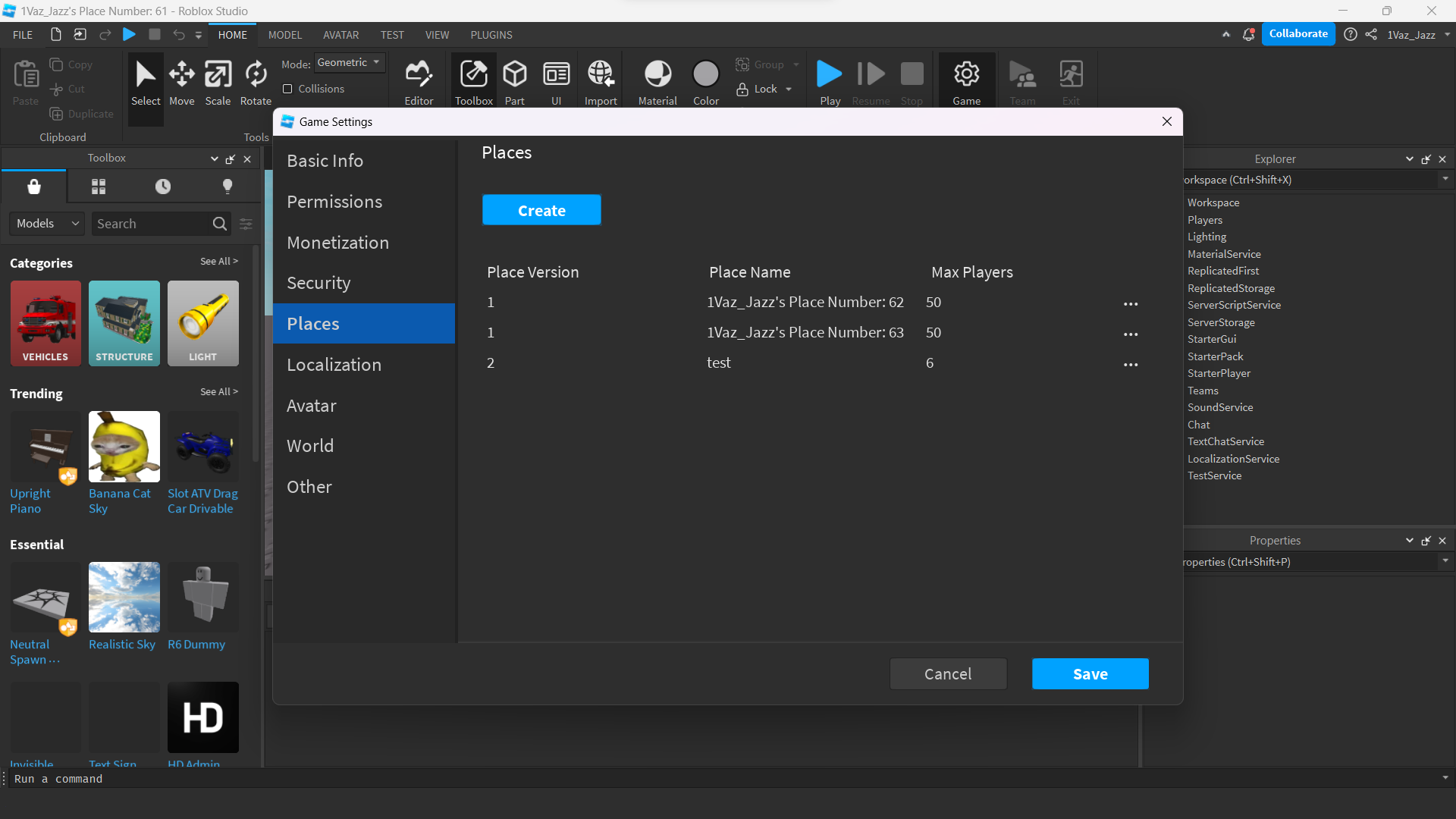 A Players Private Server Teleporting To Another Connected Place Private Server Scripting
