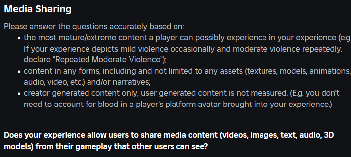 What is "Media Sharing" in the maturity Questionnaire? - Platform Usage ...