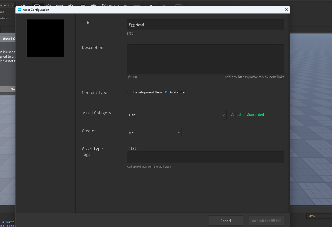 How do I sumbit the item I made - Platform Usage Support - Developer Forum | Roblox