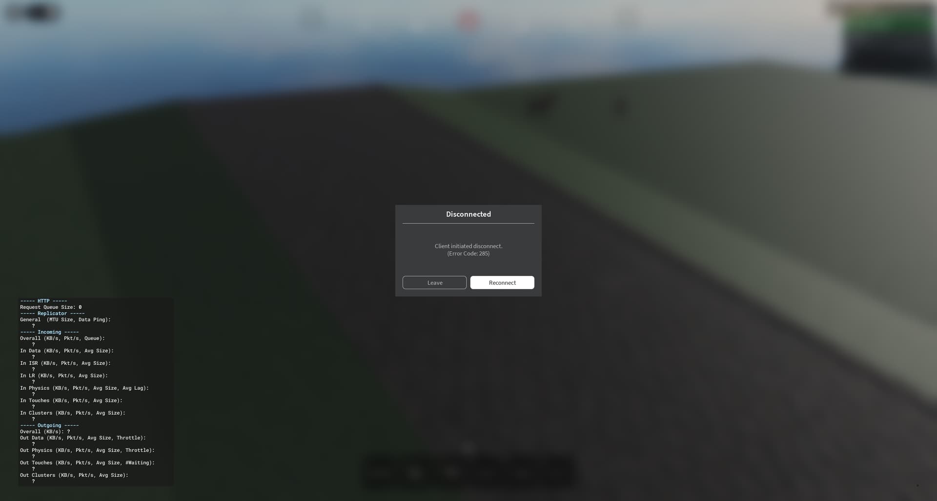 Client initiated Disconnected with heavy player count - Engine Bugs ...