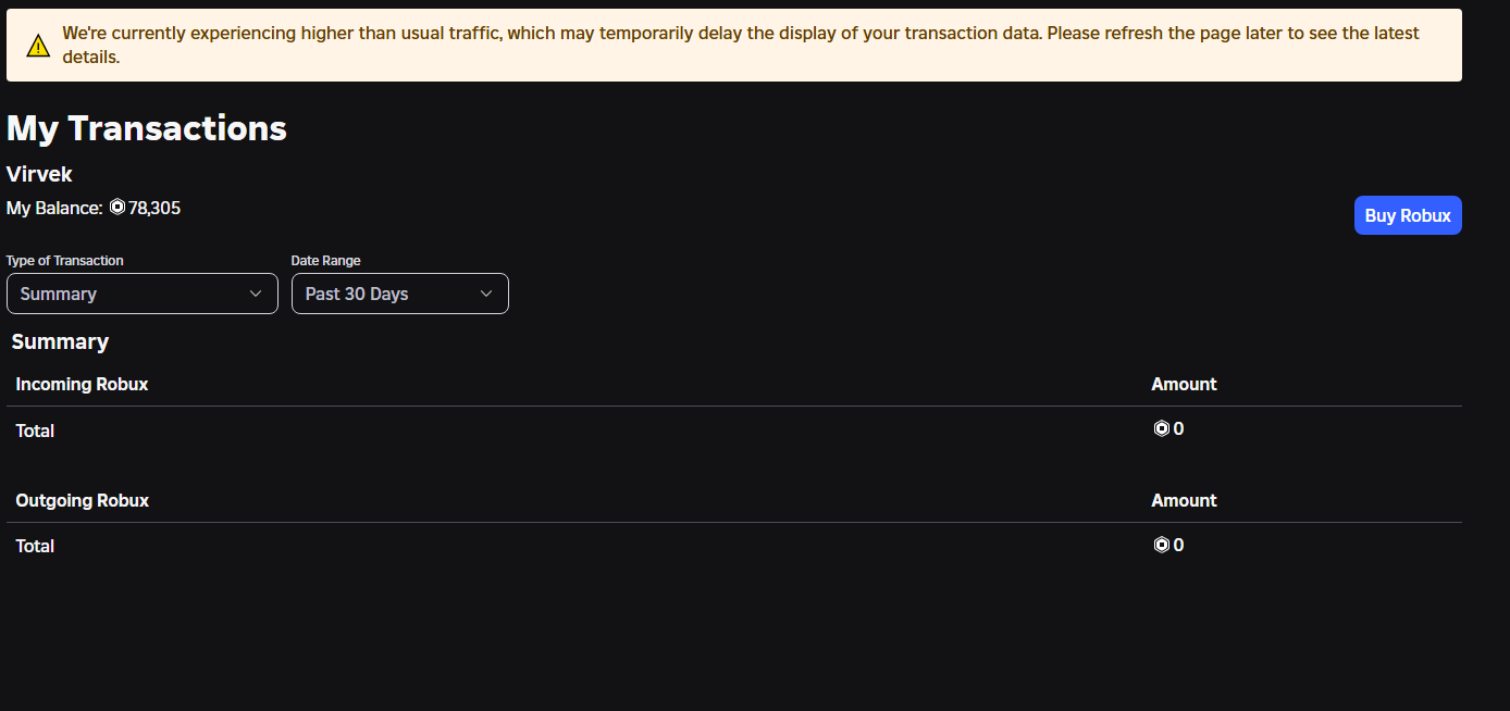 MarketplaceService Failing to Log Purchases, Revenue/Transactions Page Broken - Roblox ...