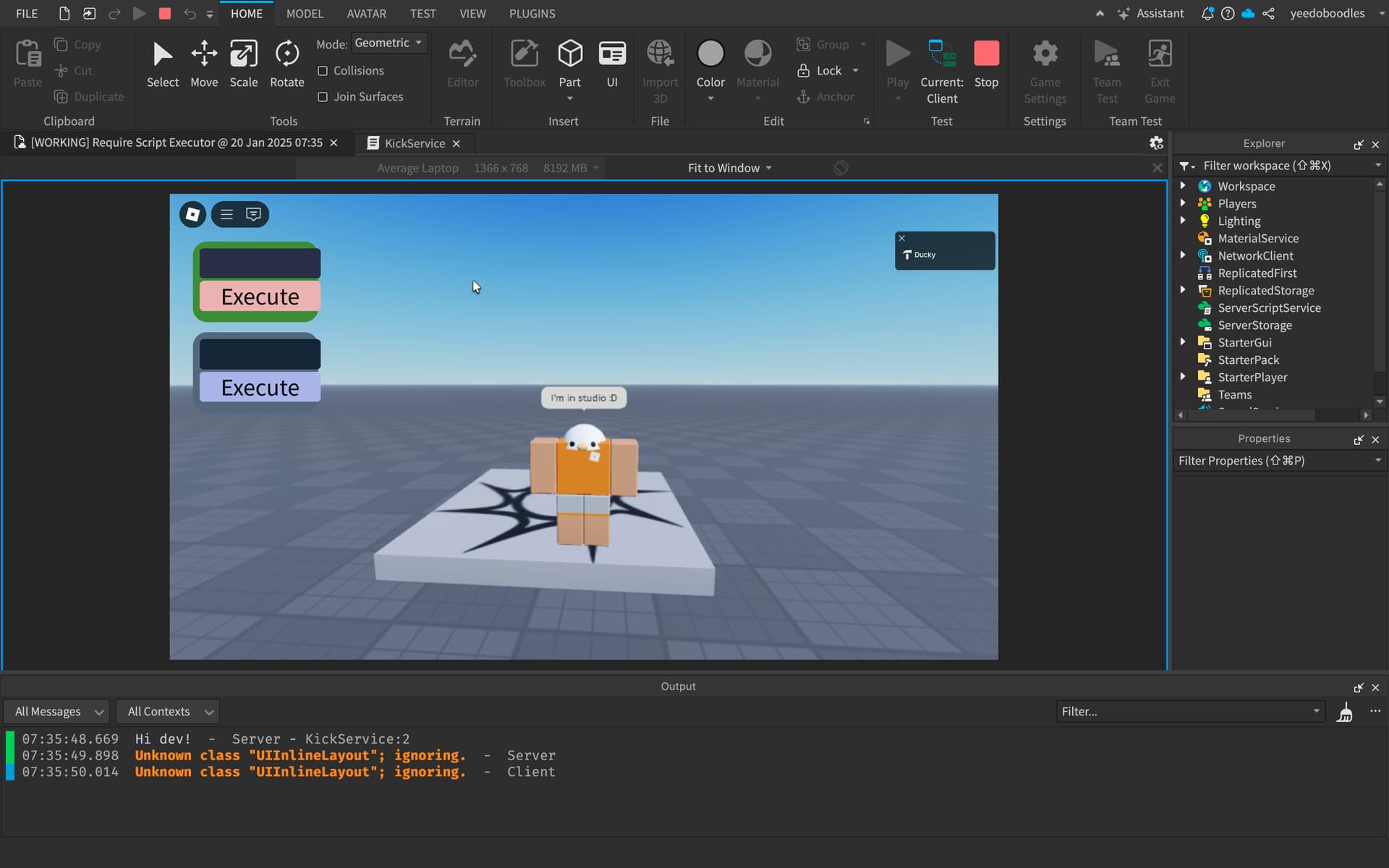 I forgot to save - Scripting Support - Developer Forum | Roblox