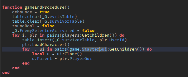 StarterGui script issues after disabling AutoLoadCharacter and then doing LoadCharacter ...