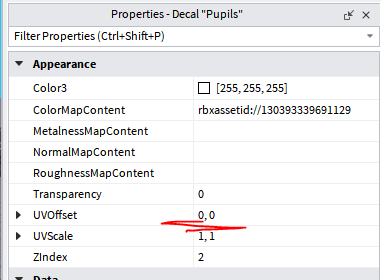 Decal Offset Only Working Within Studio But Not Live-Game - Scripting ...