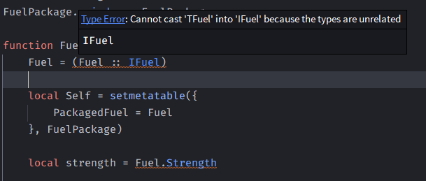 Luau typechecking: Constrained generics - best alternative? - Scripting ...