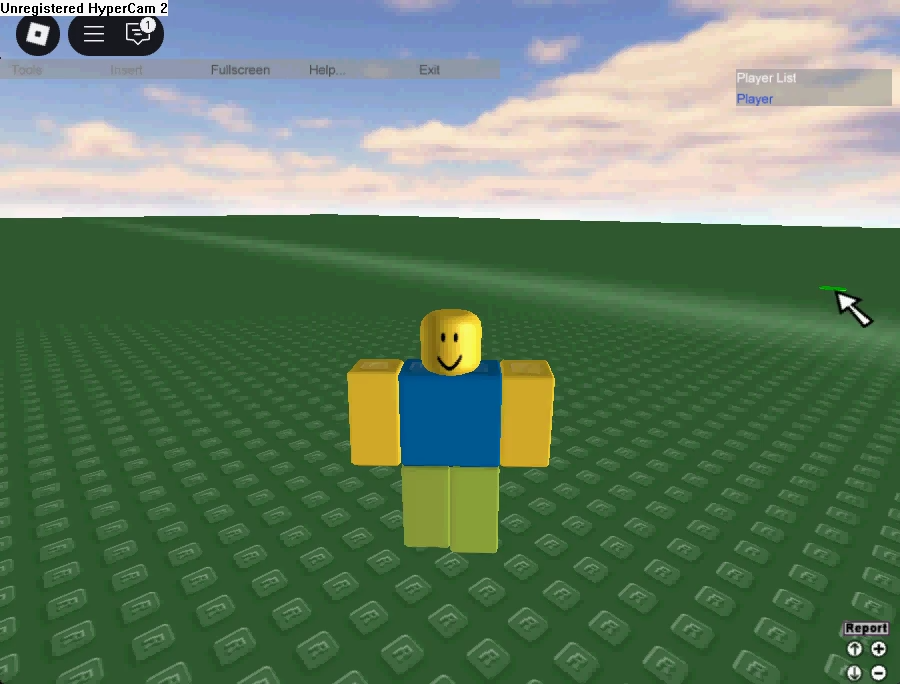 A Roblox mid-2010 replication made by me, recorded in a HyperCam 2 ...