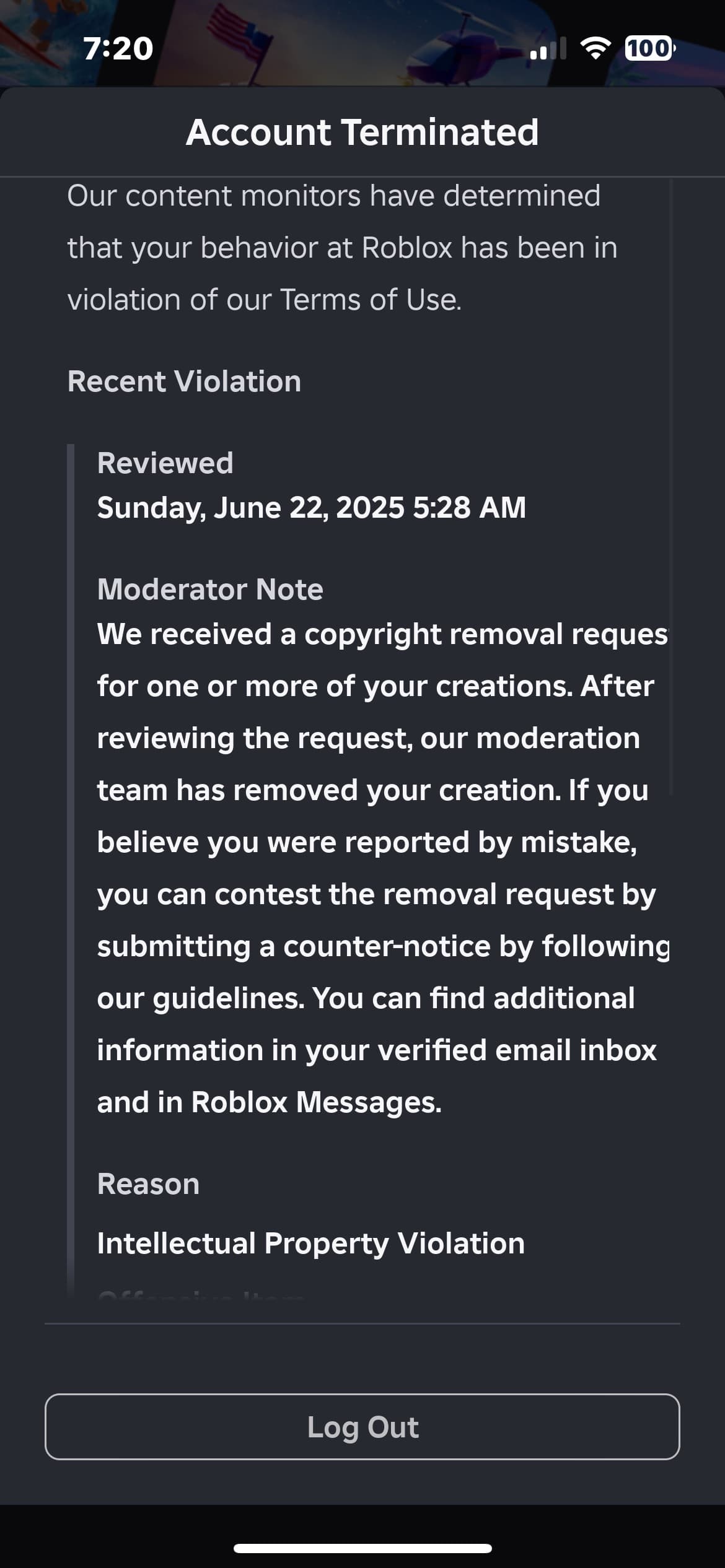 Roblox sending false DMCA takedowns - Page 3 - Catalog Asset Bugs ...