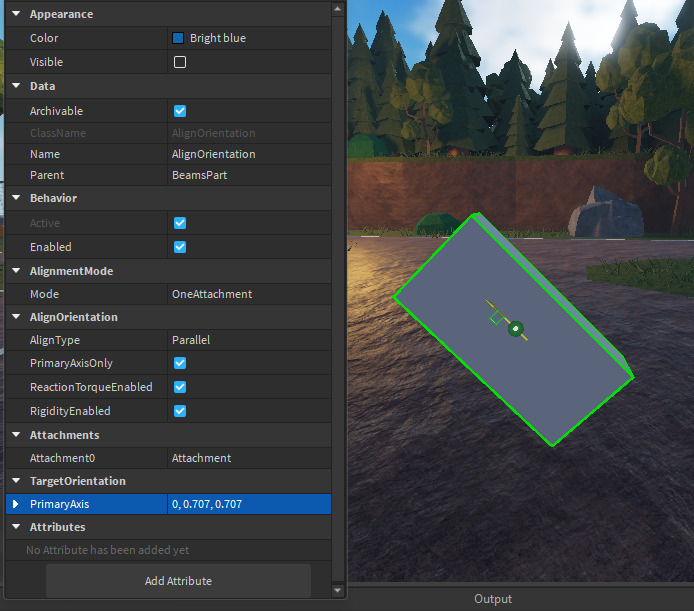 Help with AlignOrientation - Scripting Support - Developer Forum | Roblox