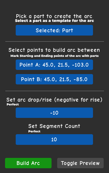 ArcBuilder - Simple building plugin for arcs - Community Resources ...