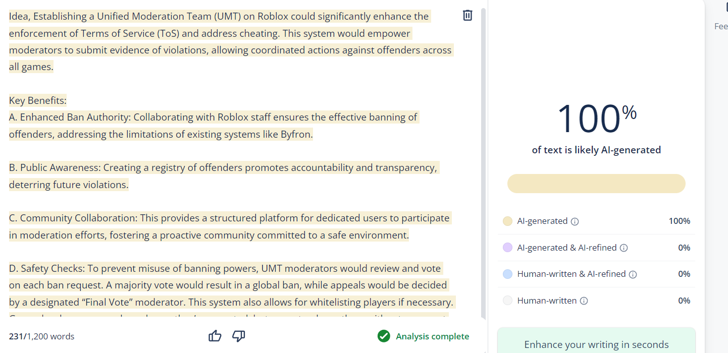 Unified Moderation Team - Community Resources - Developer Forum | Roblox