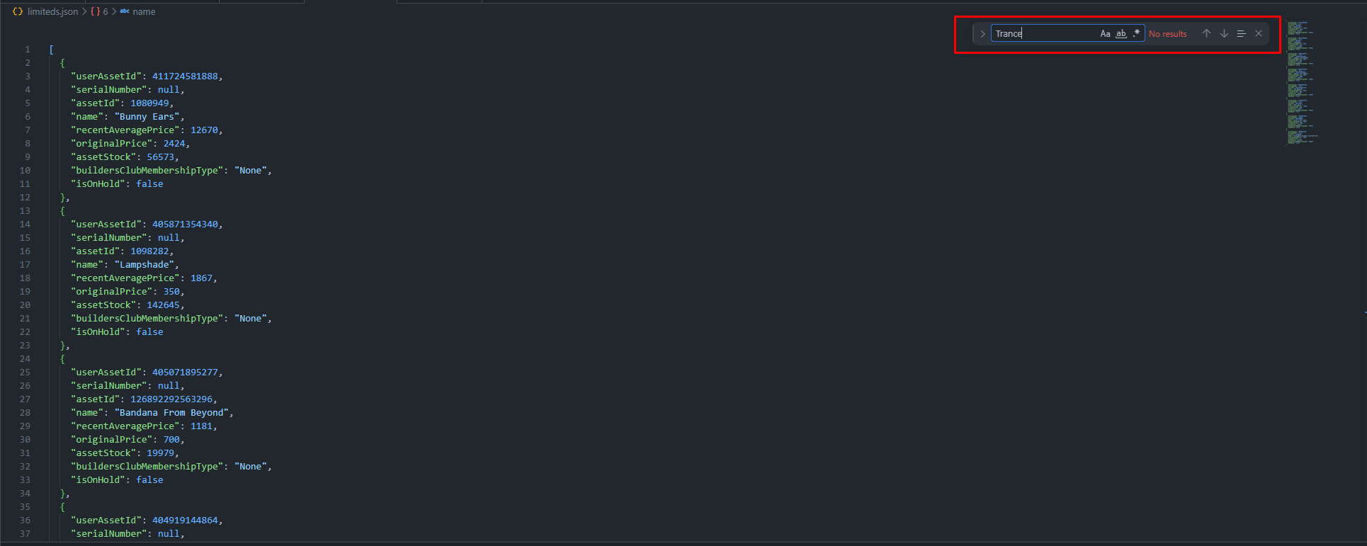 Limited dynamic heads missing from the inventory API - Roblox ...