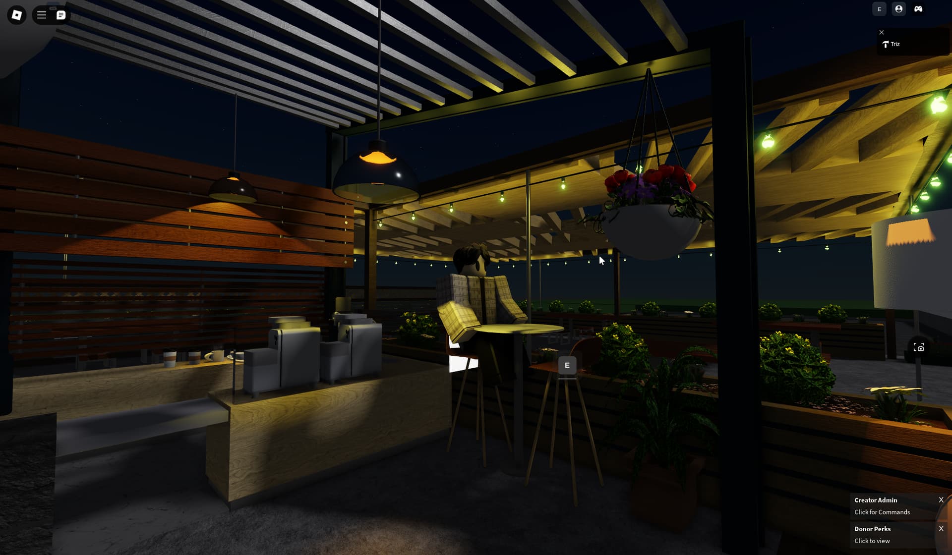 I've built this outdoor cafe back in 2021-2022 that I left unfinished ...