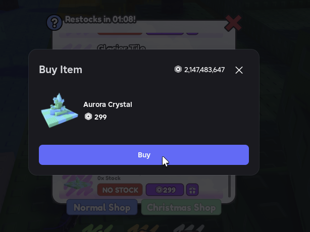 Robux after purchase shows in purchase prompt as 2,147,483,647 while ...