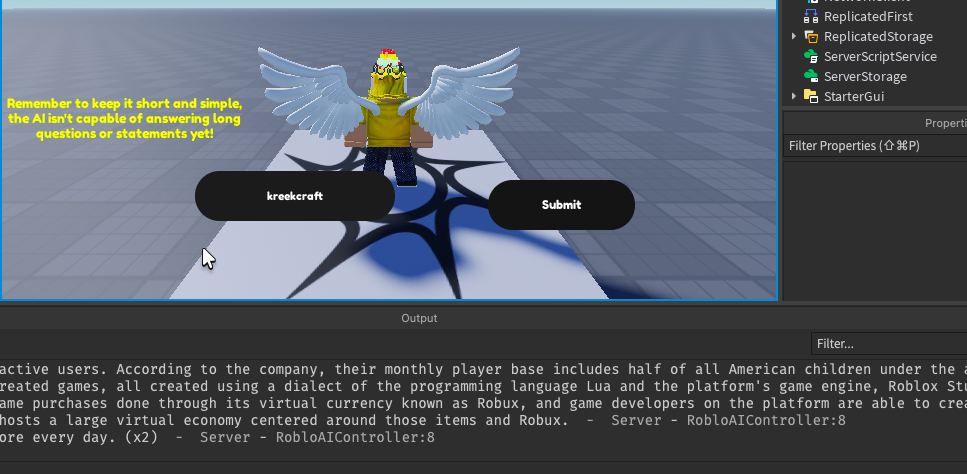 RobloAI: Self-Processing AI Responses (First on Roblox) - Community ...