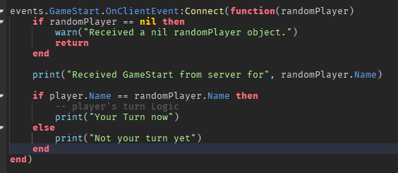 Fired player from server to client. Client says nil? - Scripting Support - Developer Forum | Roblox