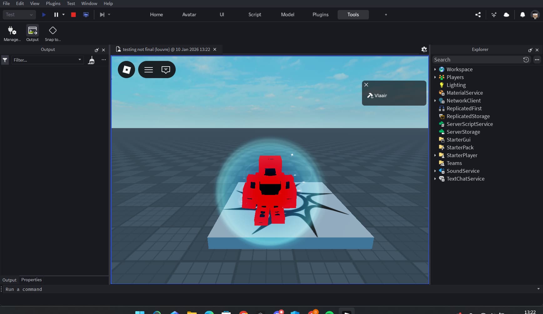 Avatar has a random red outline when playtesting in any game - Platform ...