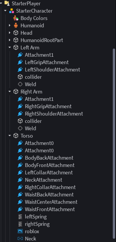 Anchoring arm on client seems to anchor the entire character - Scripting Support - Developer ...