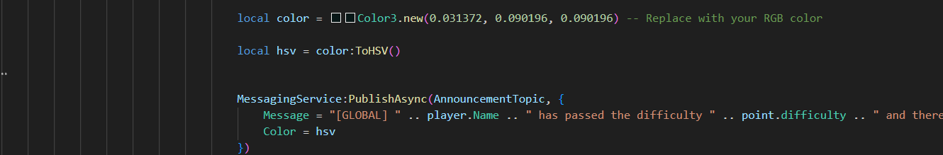 Global Announcement (MessagingService) - Scripting Support - Developer Forum | Roblox