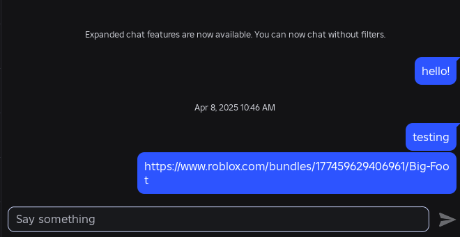 Links to marketplace assets should be clickable + previewed in Roblox ...