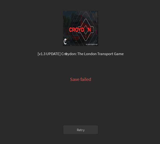 Unable to publish game - Studio Bugs - Developer Forum | Roblox Unable to publish game - Studio Bugs - Developer Forum | Roblox