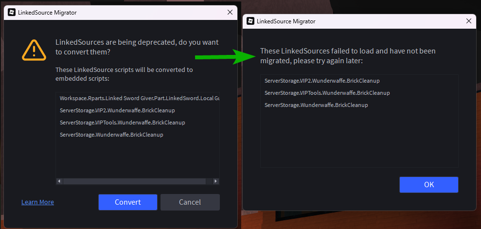 Public Lua Files (LinkedSources) can no longer be accessed - Roblox ...