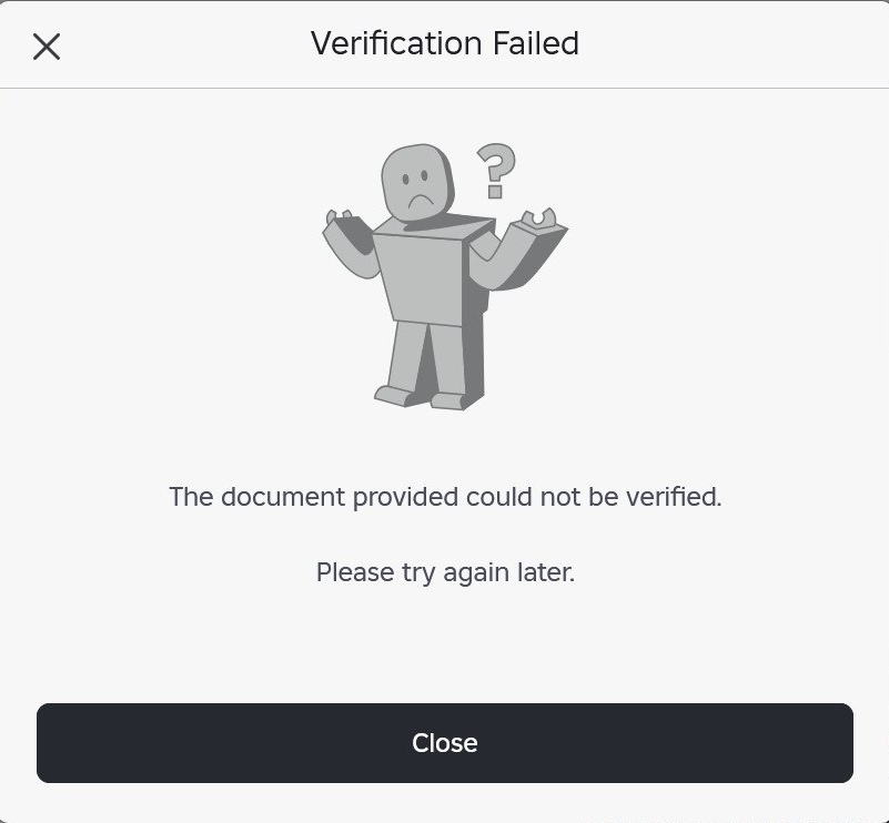 ID Verification Fails on Roblox Despite Successful Persona Verification ...