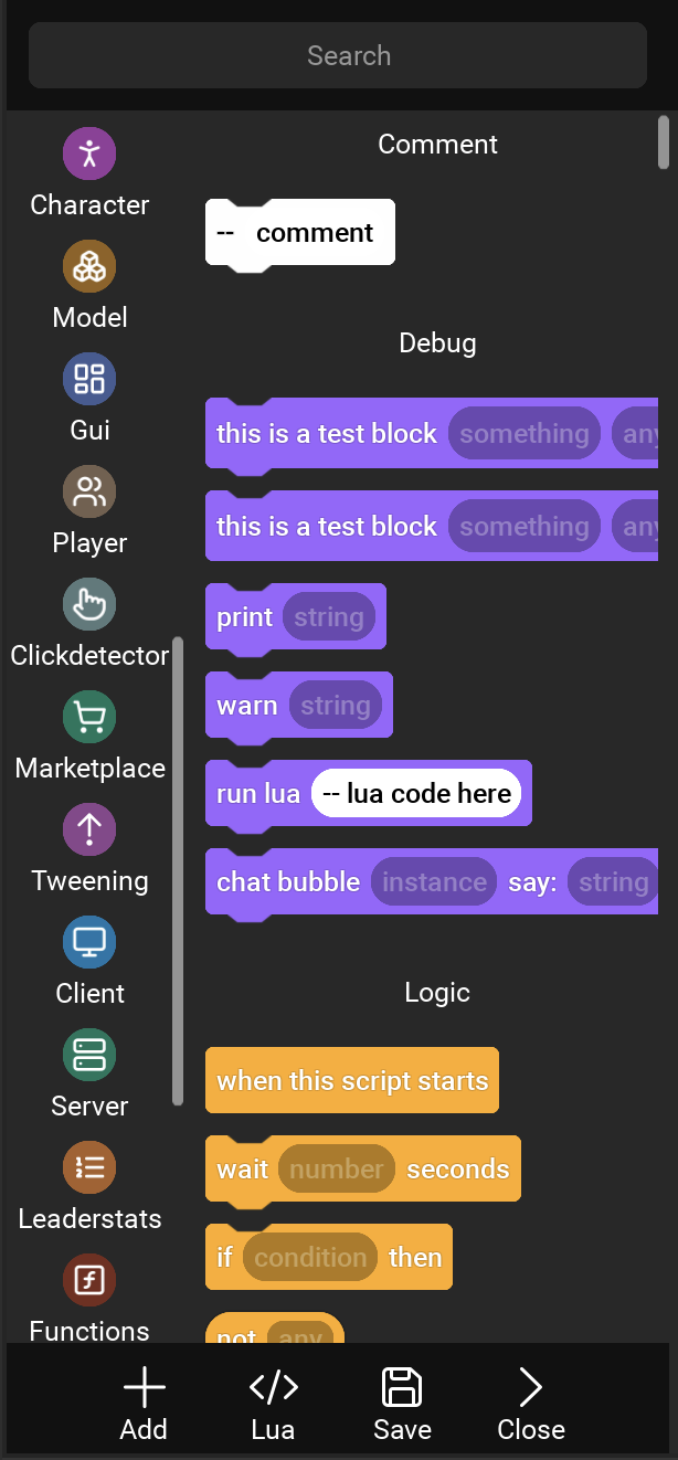BlockLua | Roblox Visual Scripting like Scratch! - Page 18 - Community Resources - Developer ...