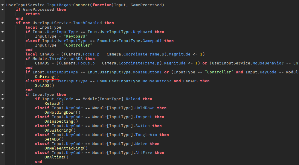 Gun equip camera movement automatically shoot bug - Scripting Support - Developer Forum | Roblox